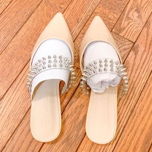 ASOS | Shoes | Asos Slip On Pointed Toe Shoes W Spiked Strap | Poshmark